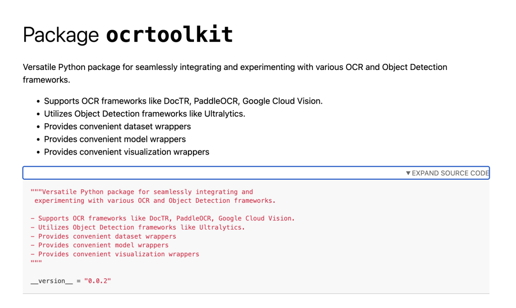 Meet the OCR Toolkit: A Versatile Python Package for Seamlessly Integrating and Experimenting ...